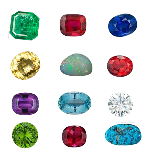 Gemstones Craft - Birthstones by Month
